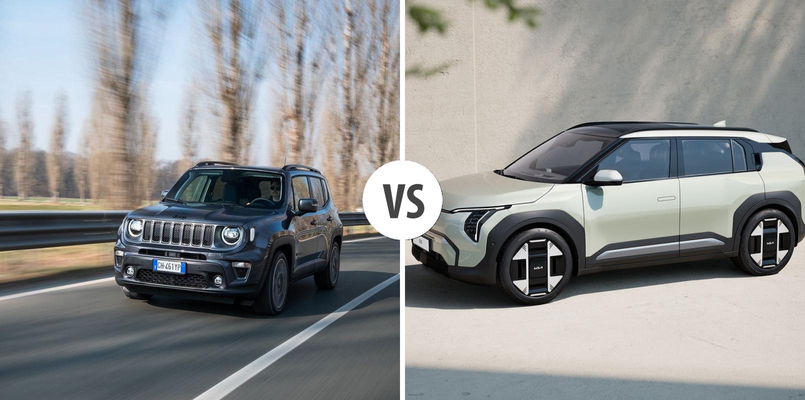 Jeep Renegade vs Kia EV2 vergelijking - verschillen, prijzen en ...