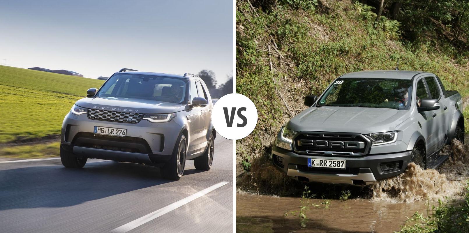 Land Rover Discovery vs Ford Ranger vergelijking - verschillen, prijzen ...