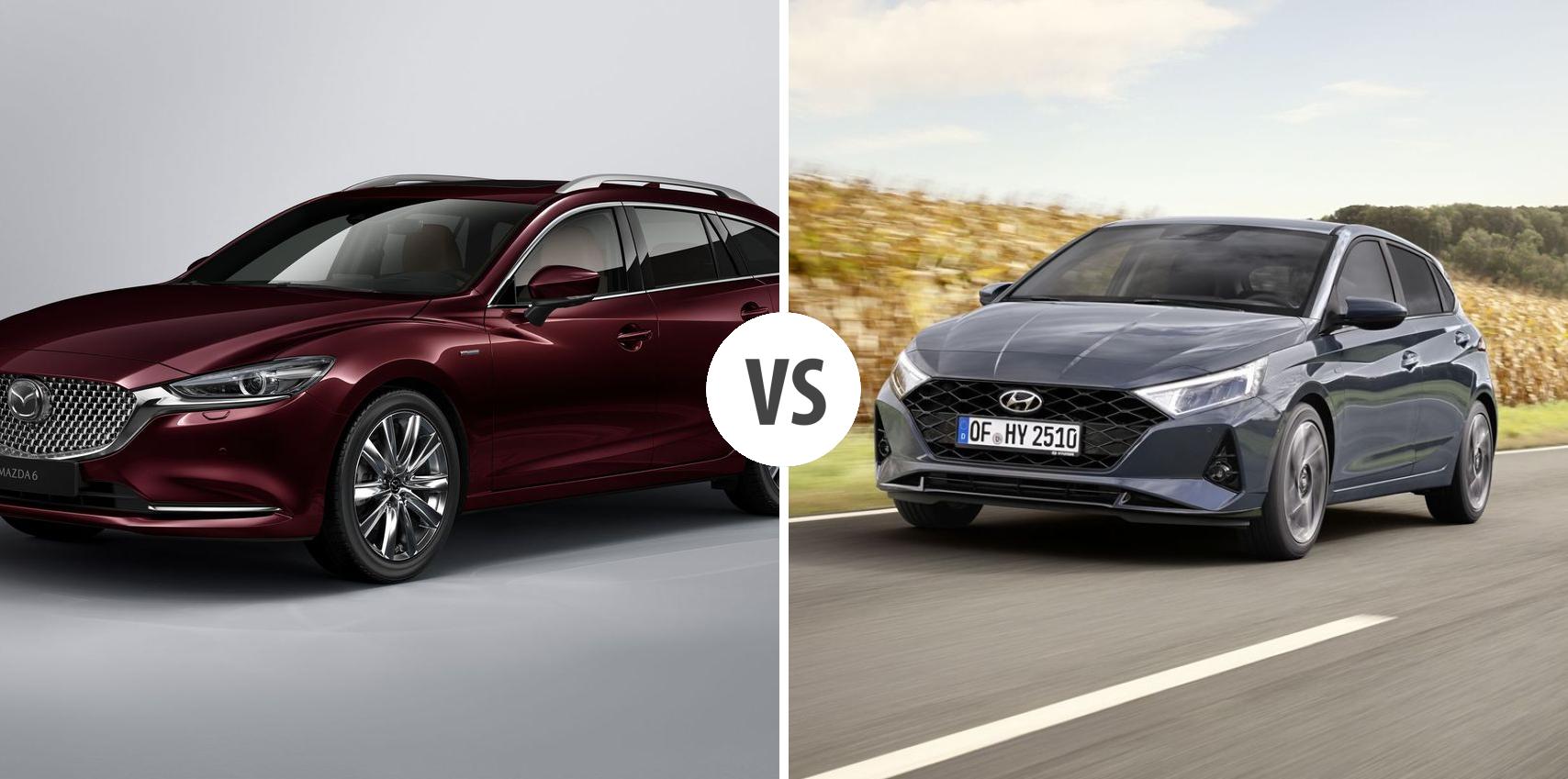 Mazda 6 Estate vs Hyundai i20 vergelijking - verschillen, prijzen en ...