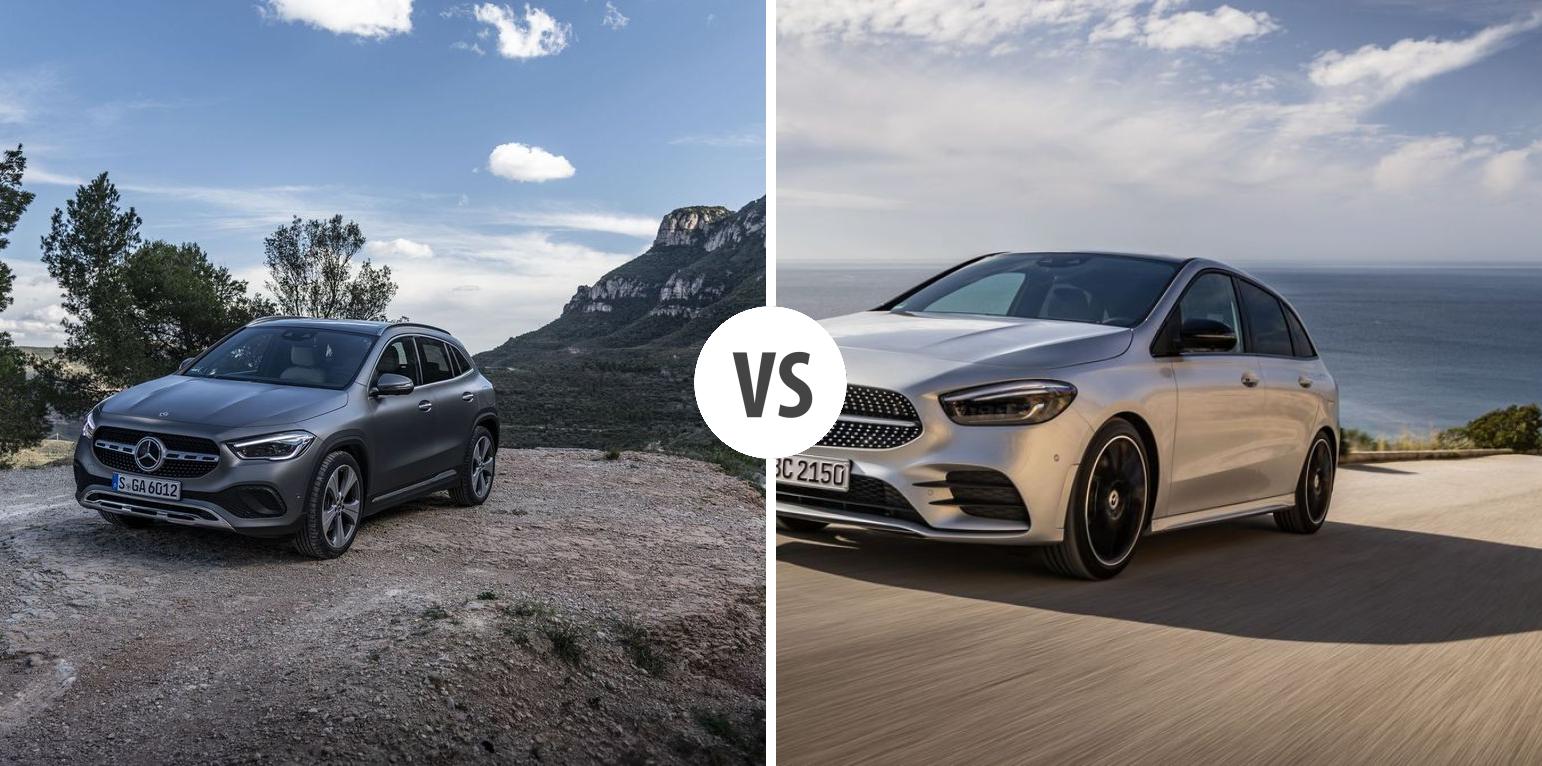 Mercedes GLA vs Mercedes B Class vergelijking - verschillen, prijzen en ...