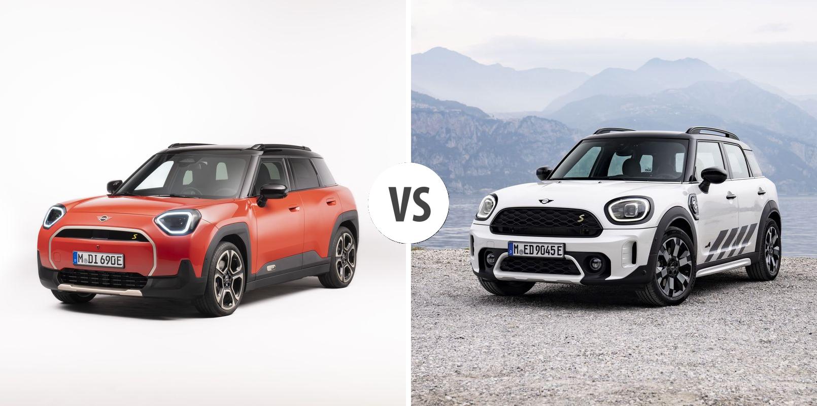 MINI Aceman vs MINI Countryman vergelijking - verschillen, prijzen en ...