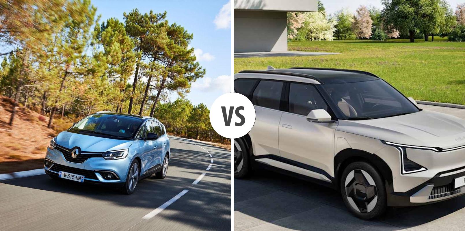 Renault Scénic vs Kia EV5 vergelijking - verschillen, prijzen en ...