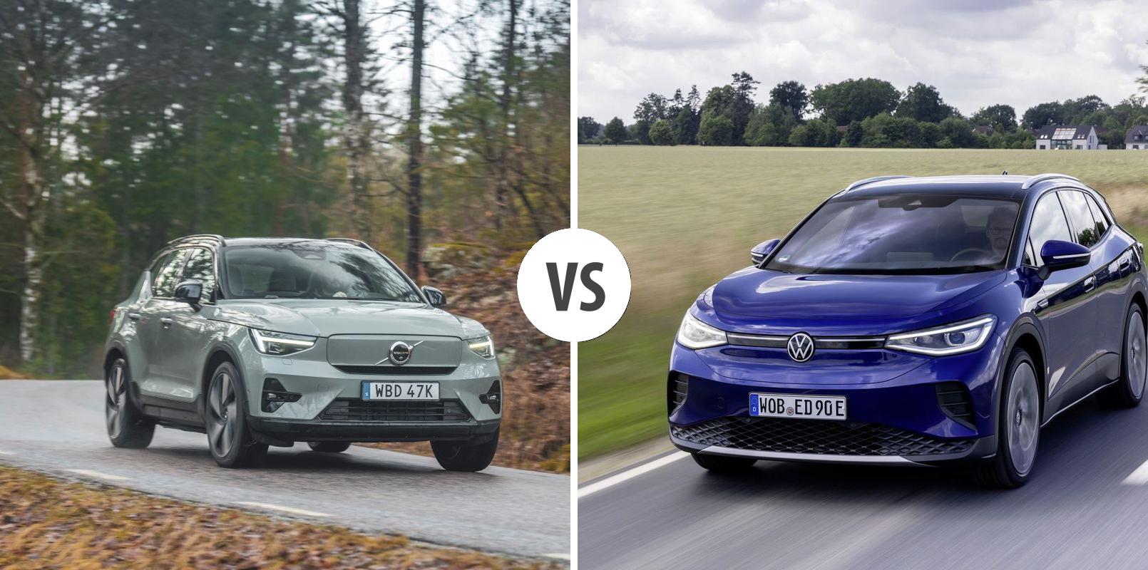 Volvo EX40 vs VW ID.4 vergelijking - verschillen, prijzen en technische ...